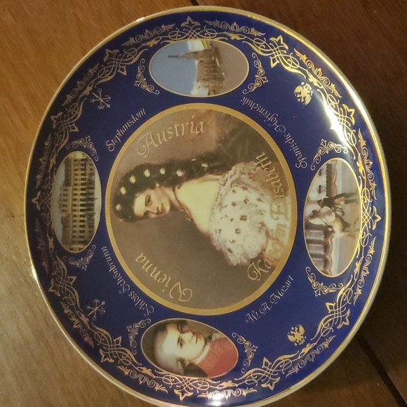 Vintage | Art | Kaiserin Elisabeth Vienna Austria Plate | Poshmark